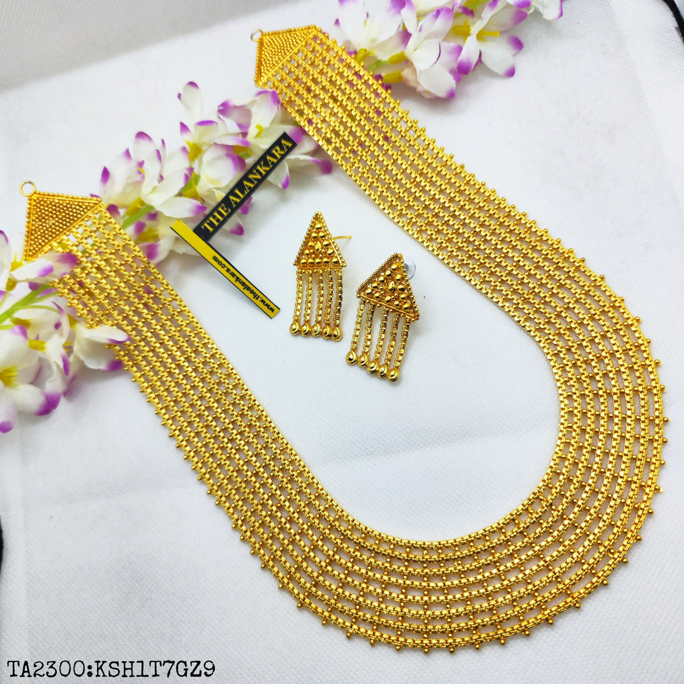 Gold Plated Bengali Band Design Traditional Sitahar Or Ranihar – THE ...